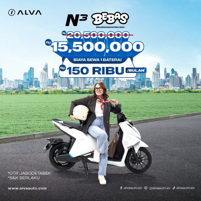 Beli Motor Listrik ALVA Makin Untung dengan Promo Januari ALVA yang ...